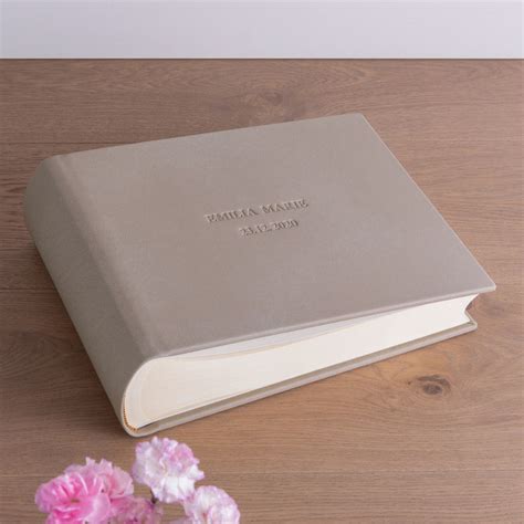Large Traditional Book Bound Wedding Photo Album Personalized Etsy