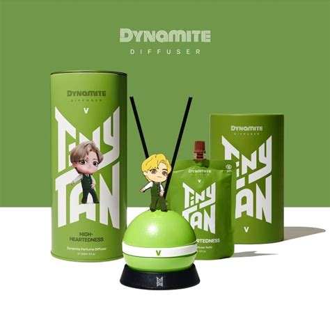 Kpopบีทีเอสtinytan Bts Dynamite Diffuser น้ำหอมปรับอากาศ V สีเขียว