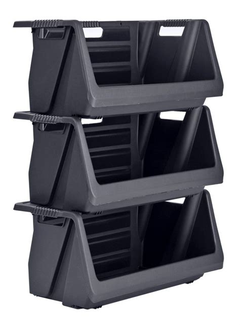 Unlock The Possibilities With Black Stackable Storage Bins Home Storage Solutions