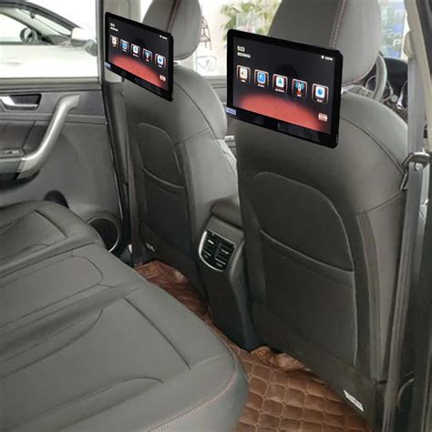 Android Headrest Monitor Touch Screen Tv Display Ips Wifi Car Back Rear