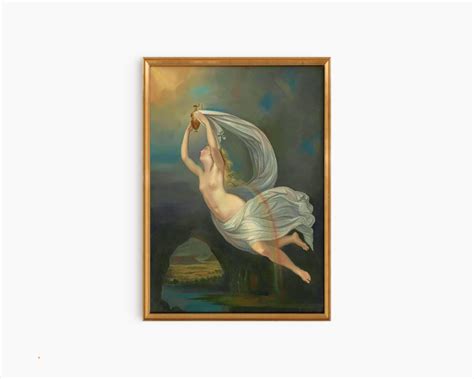 Vintage Greek Goddess Iris Printdigital Artlight Academia Print