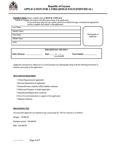 Guyana Passport Renewal Forms Printable Us Passport Applications If