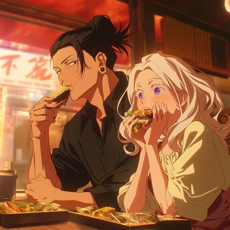 Jjk Highschool Au In 2025 Anime Couples Manga Cool Anime Backgrounds