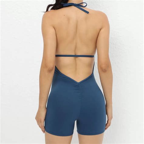 Wholesale One Piece Jumpsuit Workout Jumpsuit Athletic Bodysuit Sp2283tf