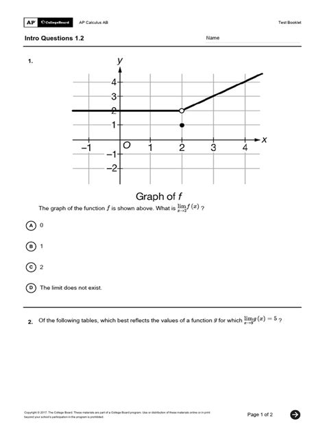 Calc Intro Questions 1 2 Pdf