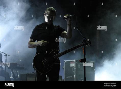 Paul Banks During Interpol Tour 2023 At Auditorium Parco Della Musica
