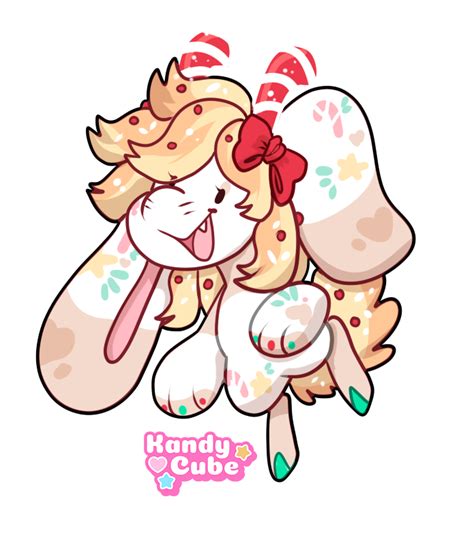 Chibi 6974 Candy Cane Bunny By Kandy Cube On Deviantart