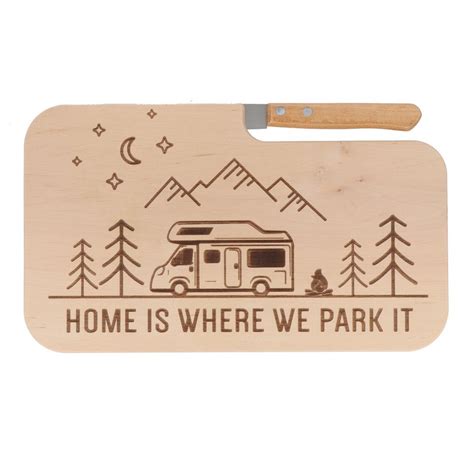 Spruchreif® Brotschneidebrett Brotzeitbrett Mit Gravur · Holzbrett Mit Messer · Outdoor