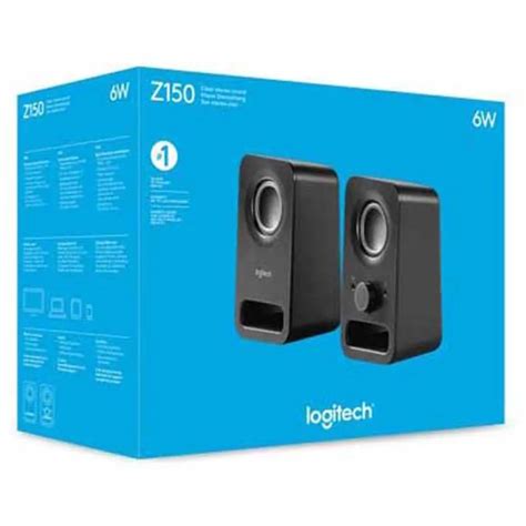 Logitech Z150 2 0 Speaker Black Techinn