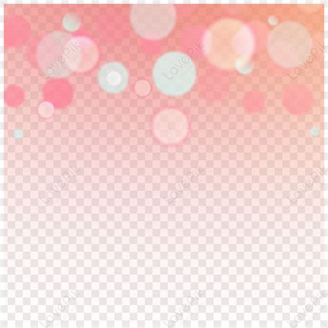 Pink Fantasy Bokeh Lights Border Light Effects Luminous Efficiency Light Effect Circle Light