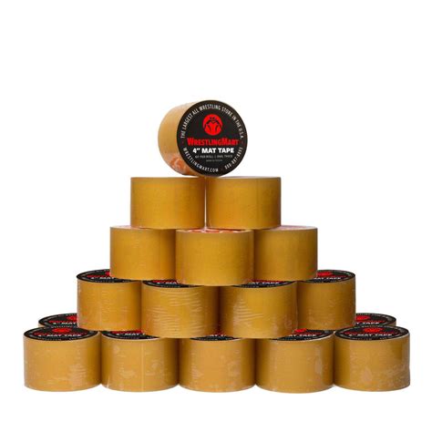 Wrestling Mat Tape 3 Inch And 4 Inch Case Or Individual Rolls