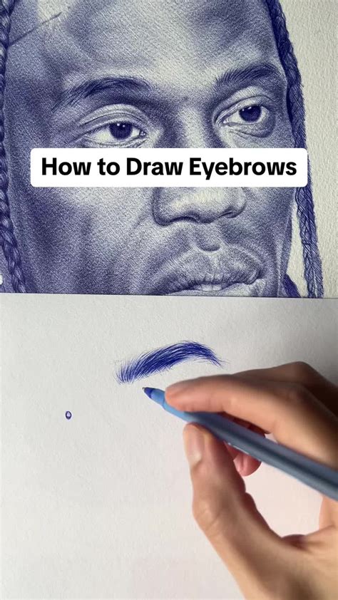 How To Draw Realistic Eyebrows How To Draw On New Eyebrows