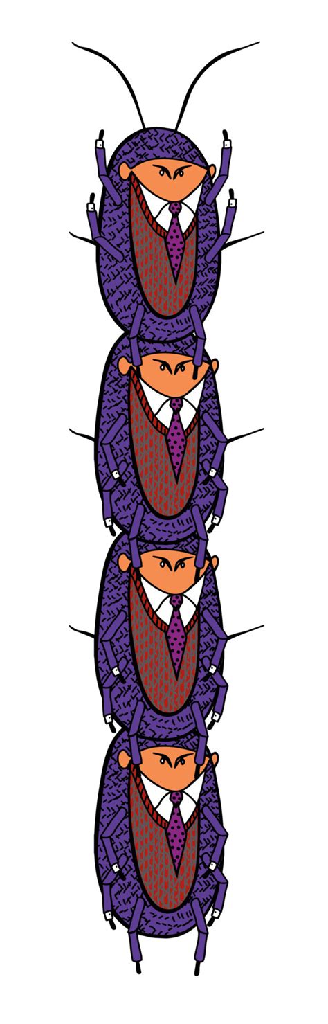 Cockroach Book Bookmark Vector Illustration 13431956 Vector Art At