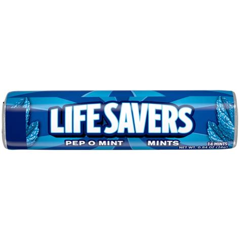 Life Savers Pep O Mint Mints Single Roll 084 Oz Life Savers