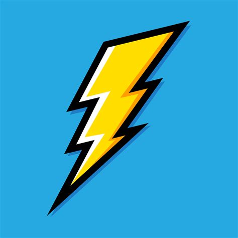 Electric Lightning Bolt 551138 Vector Art At Vecteezy