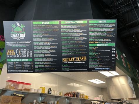 Cheba Hut Menu Full Menu Update 2026