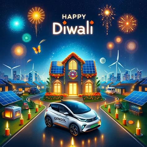 Gensol Engineering Limited Extends Warm Diwali Greetings To You And