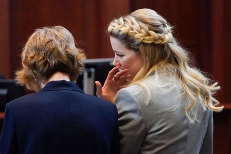 Photos Every Hairstyle Amber Heard Sported In Court During Johnny Depp Case Amber Heard