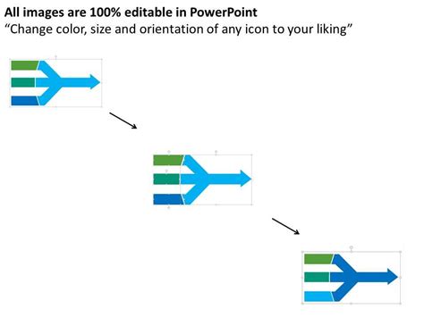 Converging Process For Business And Management Flat Powerpoint Design