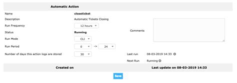 Glpi 940 Automatic Action Closeticket Stuck In Running State