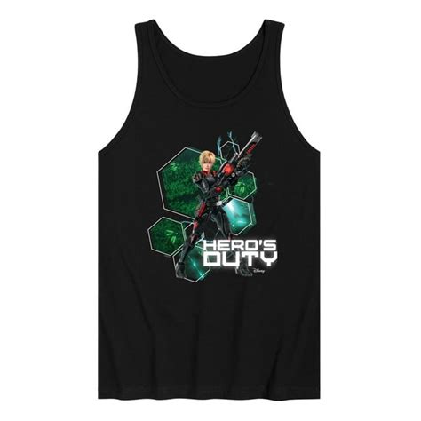 Disney Wreck It Ralph Sergeant Tammy Heros Duty Mens Jersey Tank