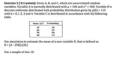 Solved Exercise Points Given A B And C Which Are Chegg