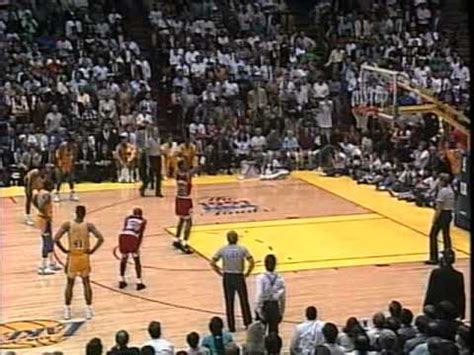 Lakers Vs Bulls 1991 Nba Finals Game 5 Part 2 Youtube