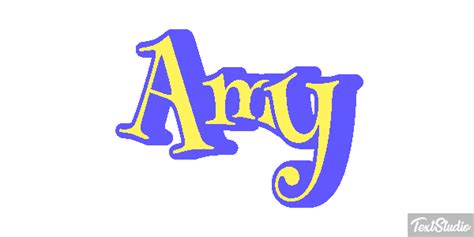 Amy Name Animated  Logo Designs