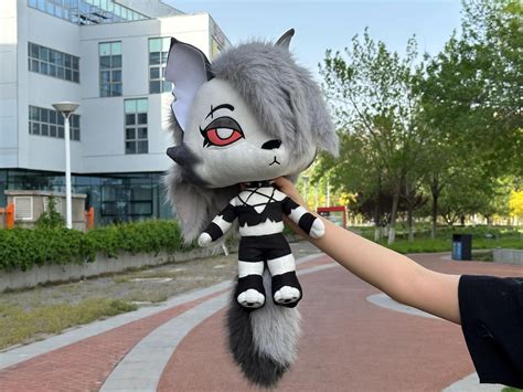 Loona Plush Helluva Boss Cute Chibi Doll Handmade Q Version Big Head
