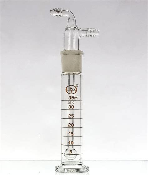 Isko® Borosilicate Glass Graduated Gas Wash Bottleglass Impinger 50ml