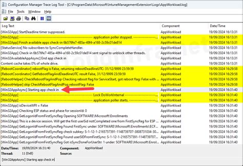 About Appworkloadlog Intune Log File