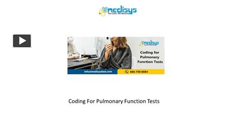 Coding For Pulmonary Function Tests Presentation Free To Download
