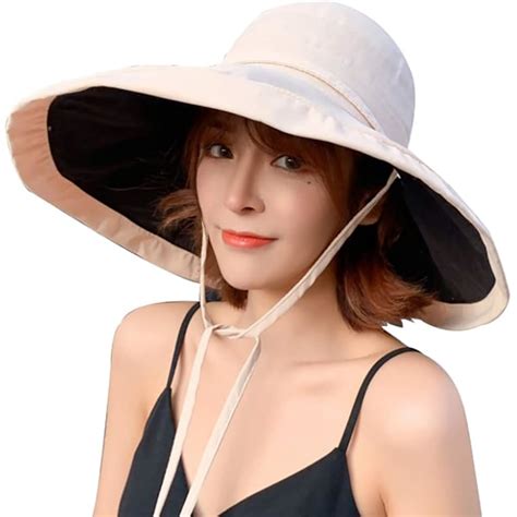 Solhatt För Kvinnor Hopfällbar Och Vändbar Bucket Hat Med Uv Skydd