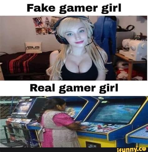 Fake Gamer Girl Meme