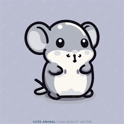 Premium Vector Tiny Mouse Cute Animal Vector Illustration