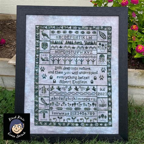 Natural World The Pixel Pixie Cross Stitch Stitch Therapy Needleworks