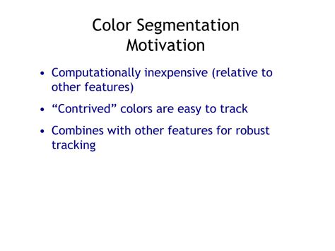 PPT Corner Detection Color Segmentation PowerPoint Presentation ID