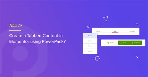How To Create Tabbed Content In Elementor Using Powerpack Addons Without Coding