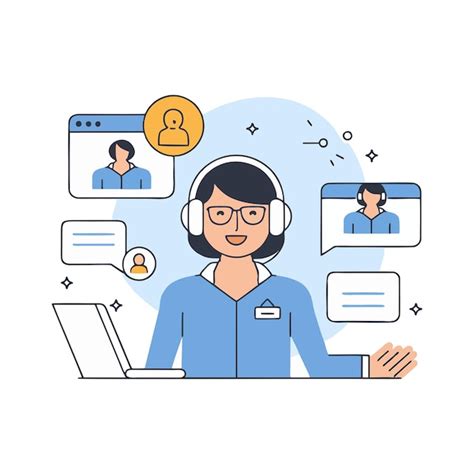 Support Assistance Online Premium Ai Generated Vector