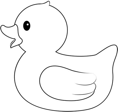 Rubber Duck Coloring Page Colouringpages