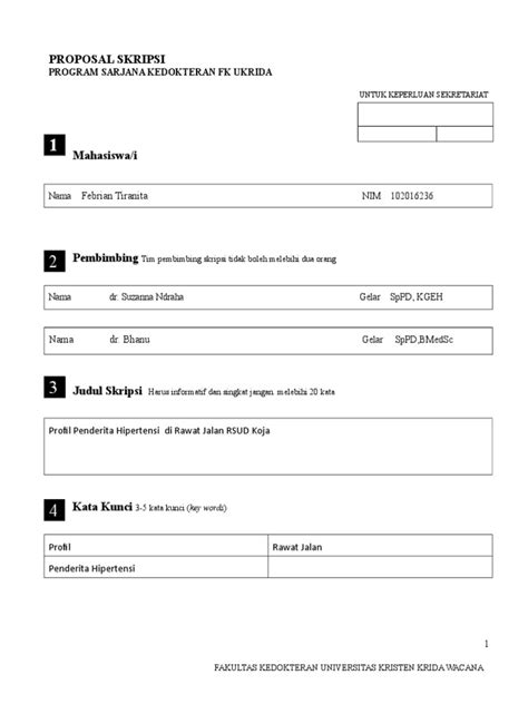 Proposal Skripsi Fk Ukrida Rani Pdf