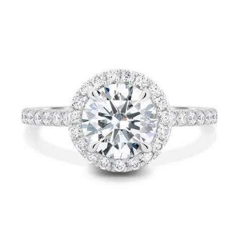 Anel De Noivado Ouro 18k E Diamante De 50 Pontos Central Anel