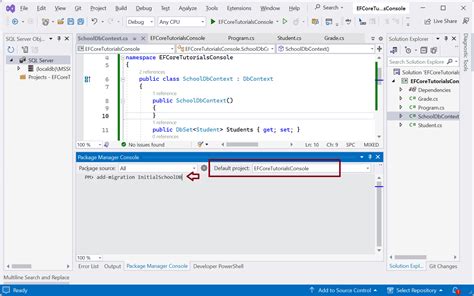 Migrations In Entity Framework Core