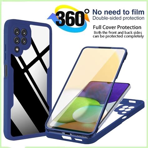 Double Sided Case For Samsung A02 A02s A12 A22 A32 A42 A52 A52s A72 M22