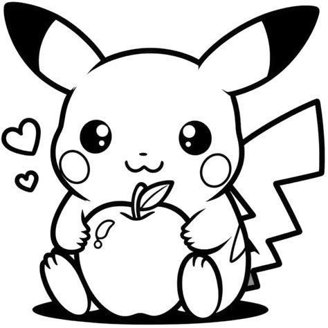 Pikachu Coloring Pages 46 New Coloring Sheets For Fans Pikachu