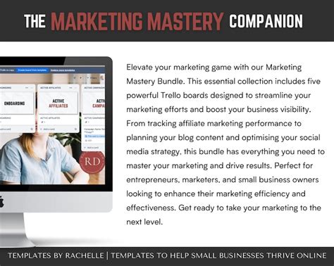 marketing mastery trello bundle trello template seo optimisation