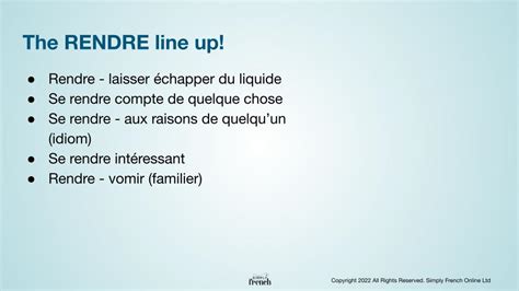 Se Rendre Conjugaison Verbe Rendre Au Présent De Lindicatif Gcdj
