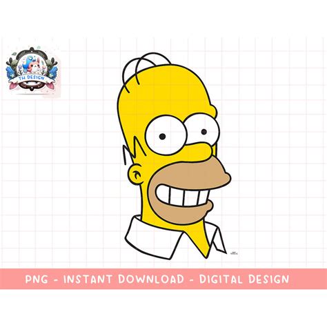 The Simpsons Homer Simpson Face Png Sublimation Inspire Uplift