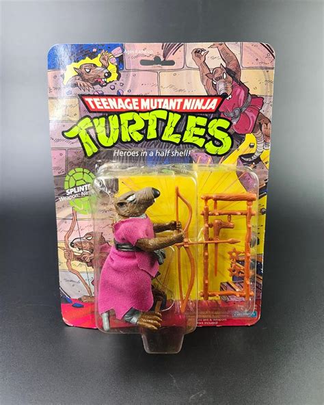 1988 Tmnt Teenage Mutant Ninja Turtles 10 Back Splinter 1a