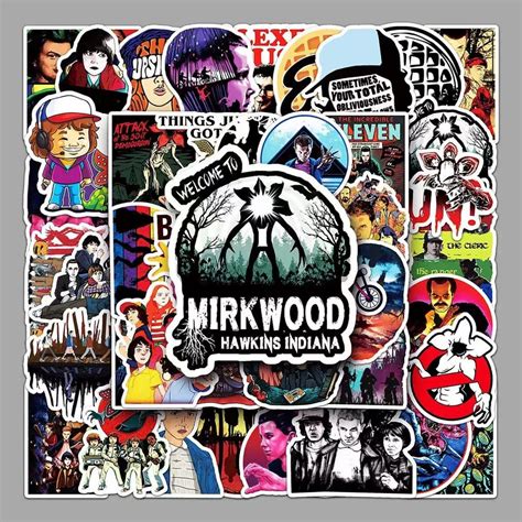 Stranger Things Cross Border Graffiti Luggage Laptop Motorcycle Car